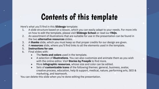 High School Lesson Google Slides & PowerPoint template