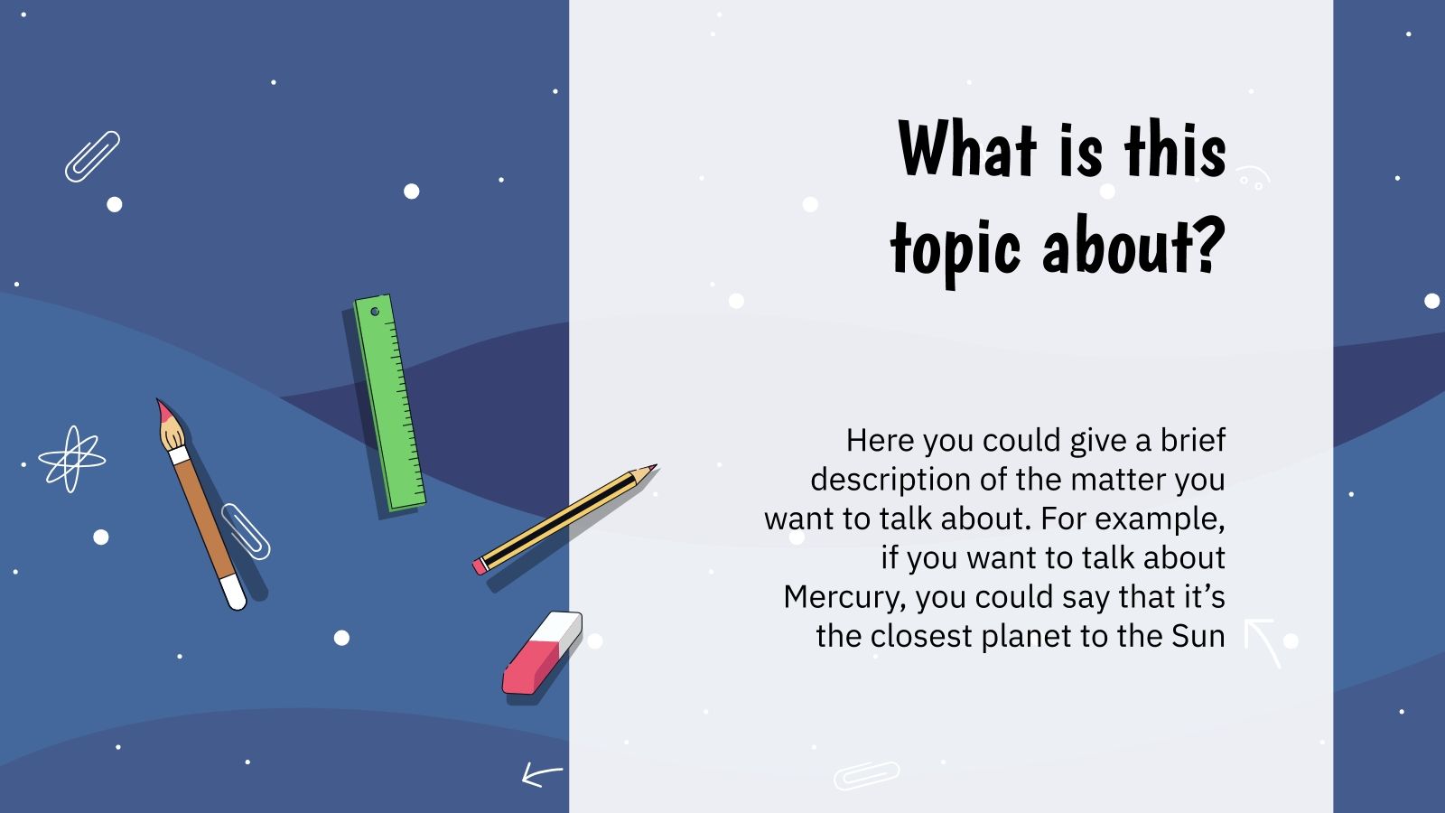 High School Lesson Google Slides & PowerPoint template