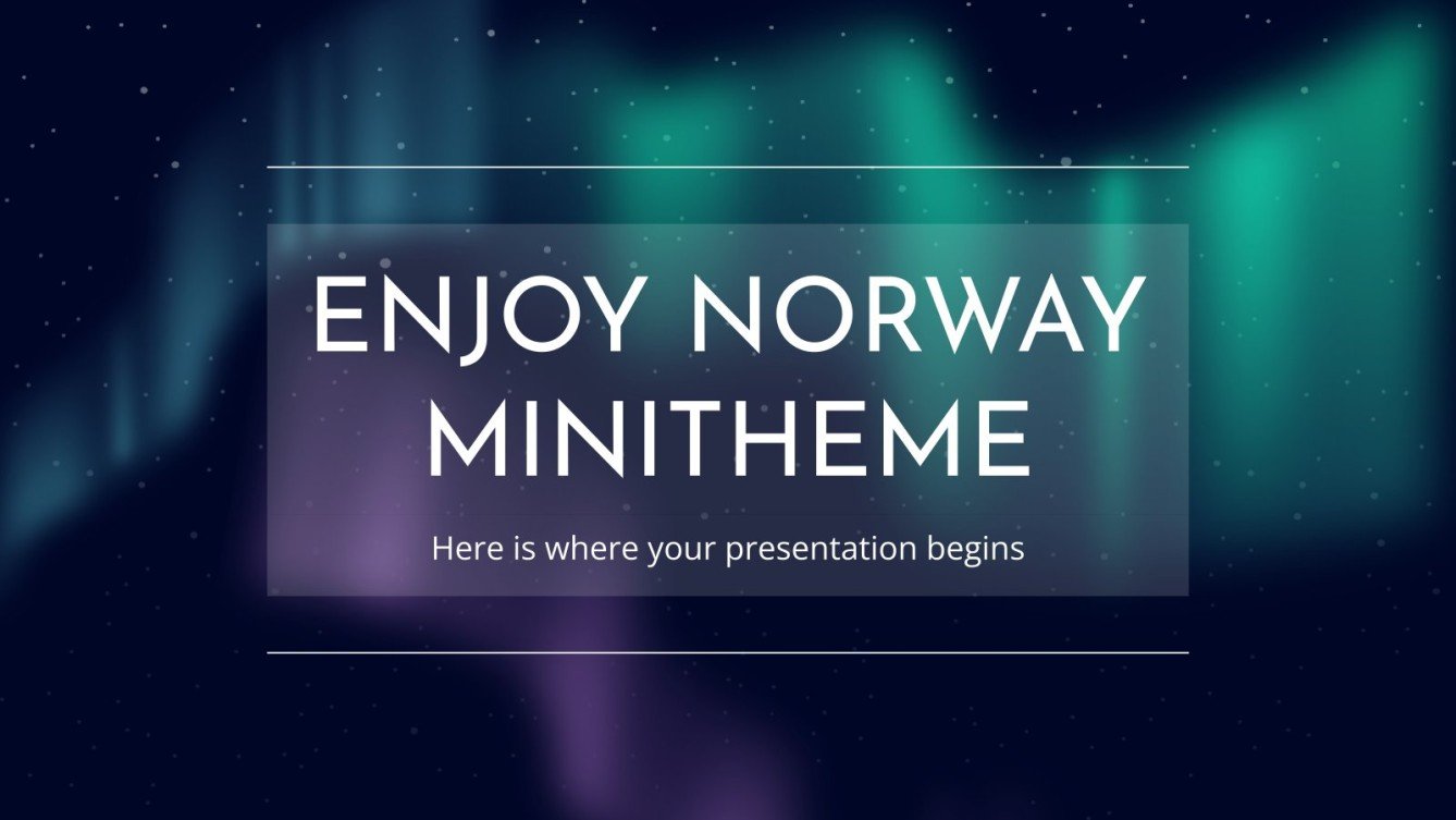 Free Google Slides & PowerPoint templates about Norway