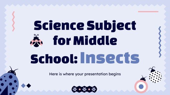 Temas Googles Slide y plantillas PowerPoint sobre insectos