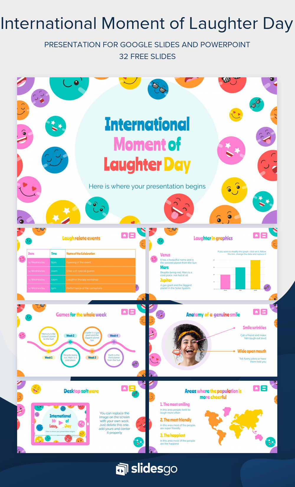 International Moment of Laughter Day | Google Slides & PPT
