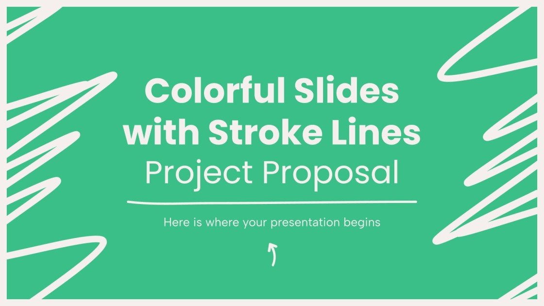Colorful Slides with Stroke Lines Project Proposal