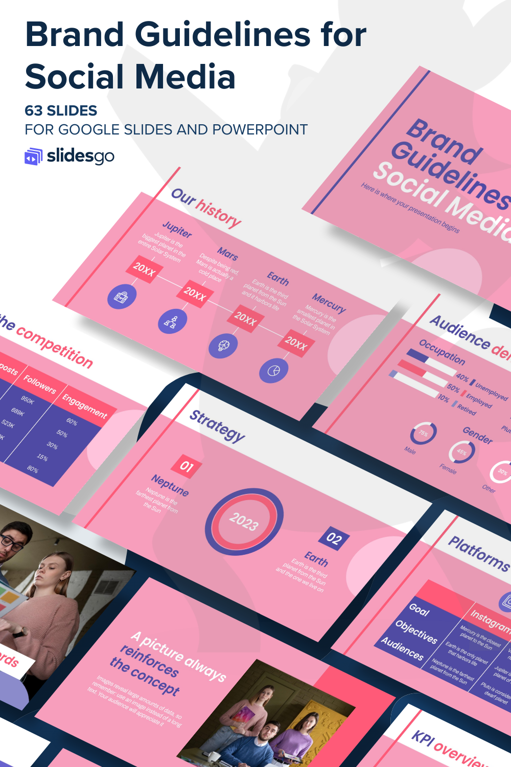Brand Guidelines for Social Media | Google Slides & PPT