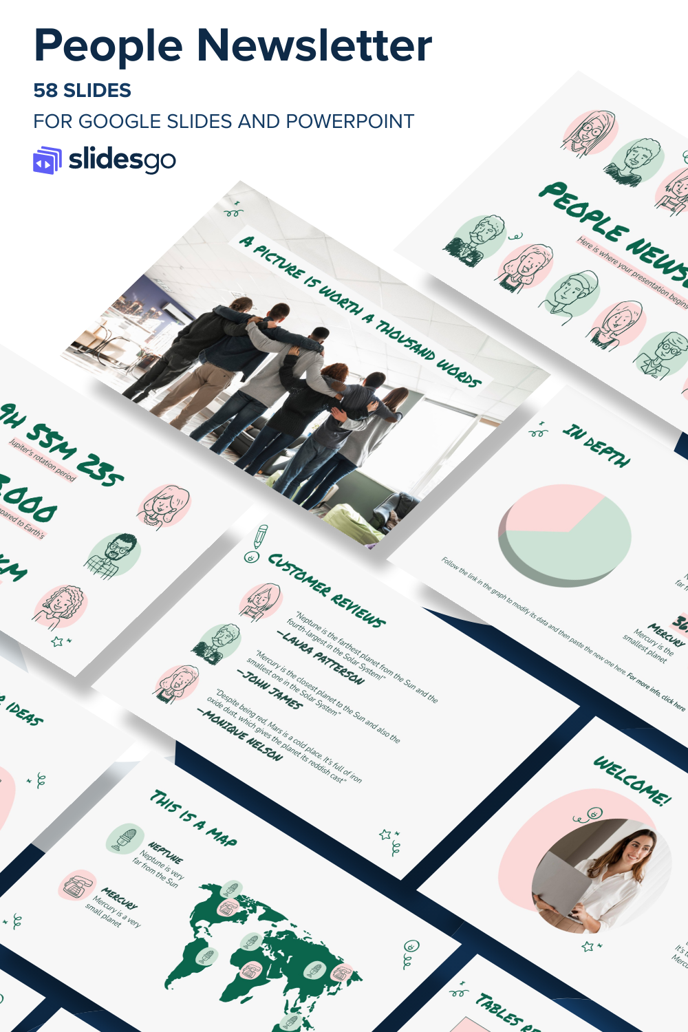 People Newsletter | Google Slides and PowerPoint template