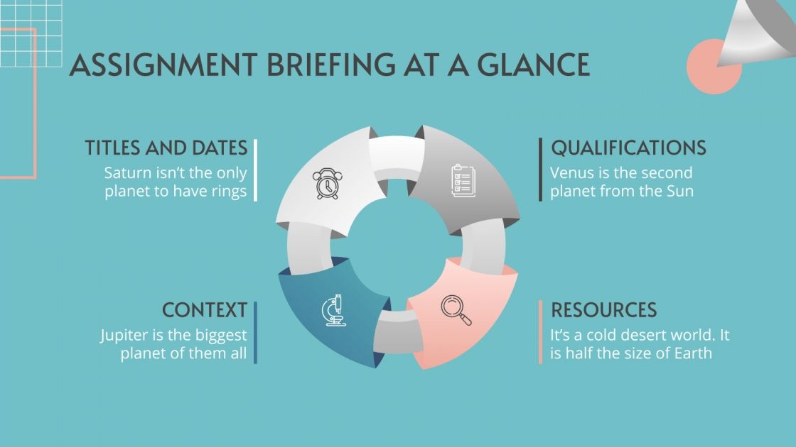 Assignment Briefing for Teachers Google Slides & PPT template