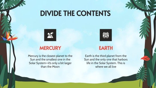 Minithème Découvrez l’Amazonie | Google Slides et PowerPoint