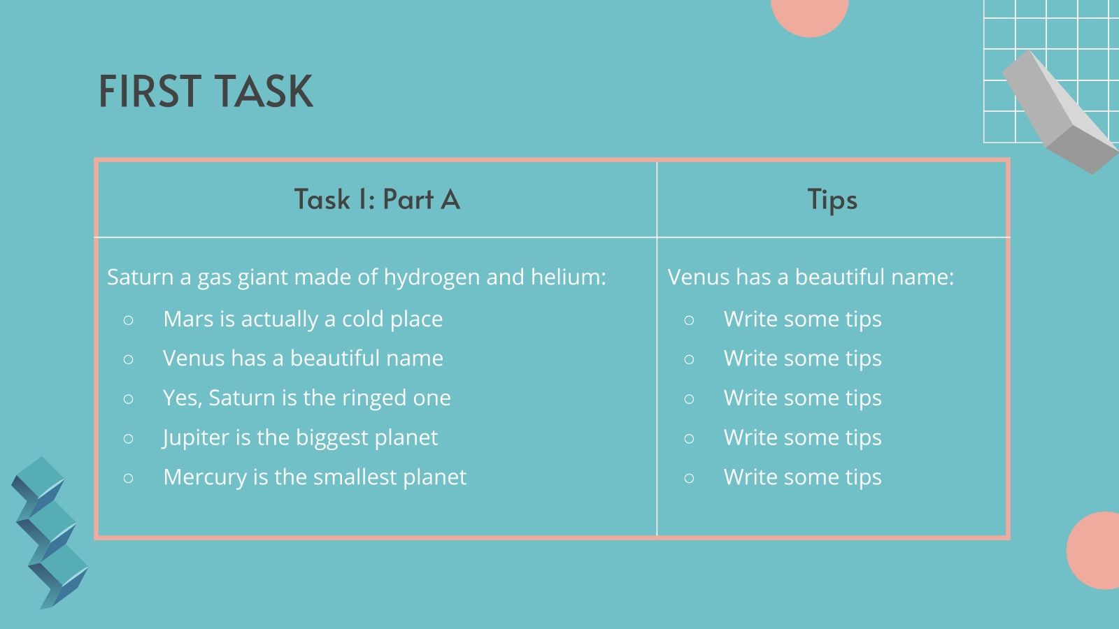 Assignment Briefing for Teachers Google Slides & PPT template