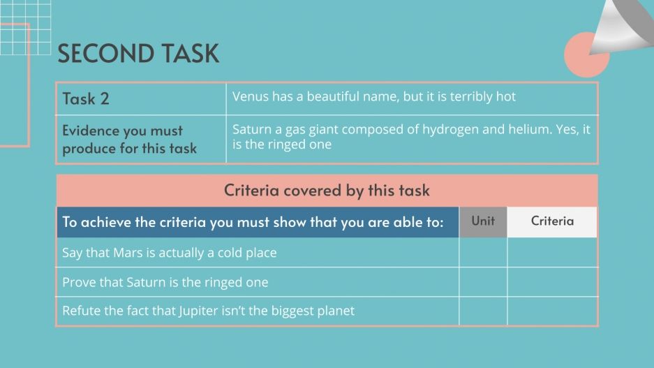 Assignment Briefing for Teachers Google Slides & PPT template