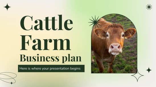 Cattle Farm Business Plan | Google Slides & PowerPoint