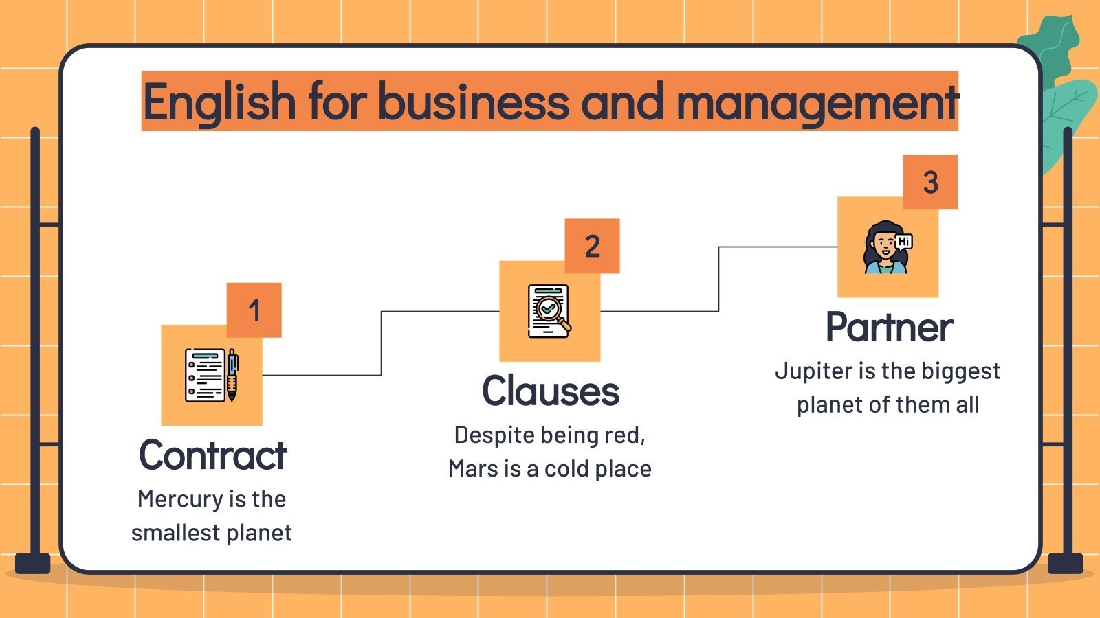 English for Business and Management Workshop Infographics