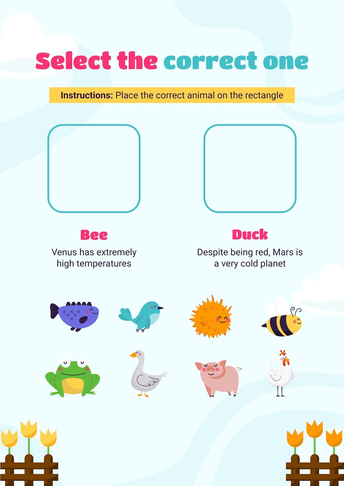 Beautiful Spring Animals Activities | Google Slides & PPT