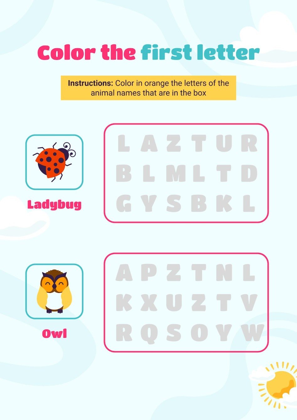 Beautiful Spring Animals Activities | Google Slides & PPT