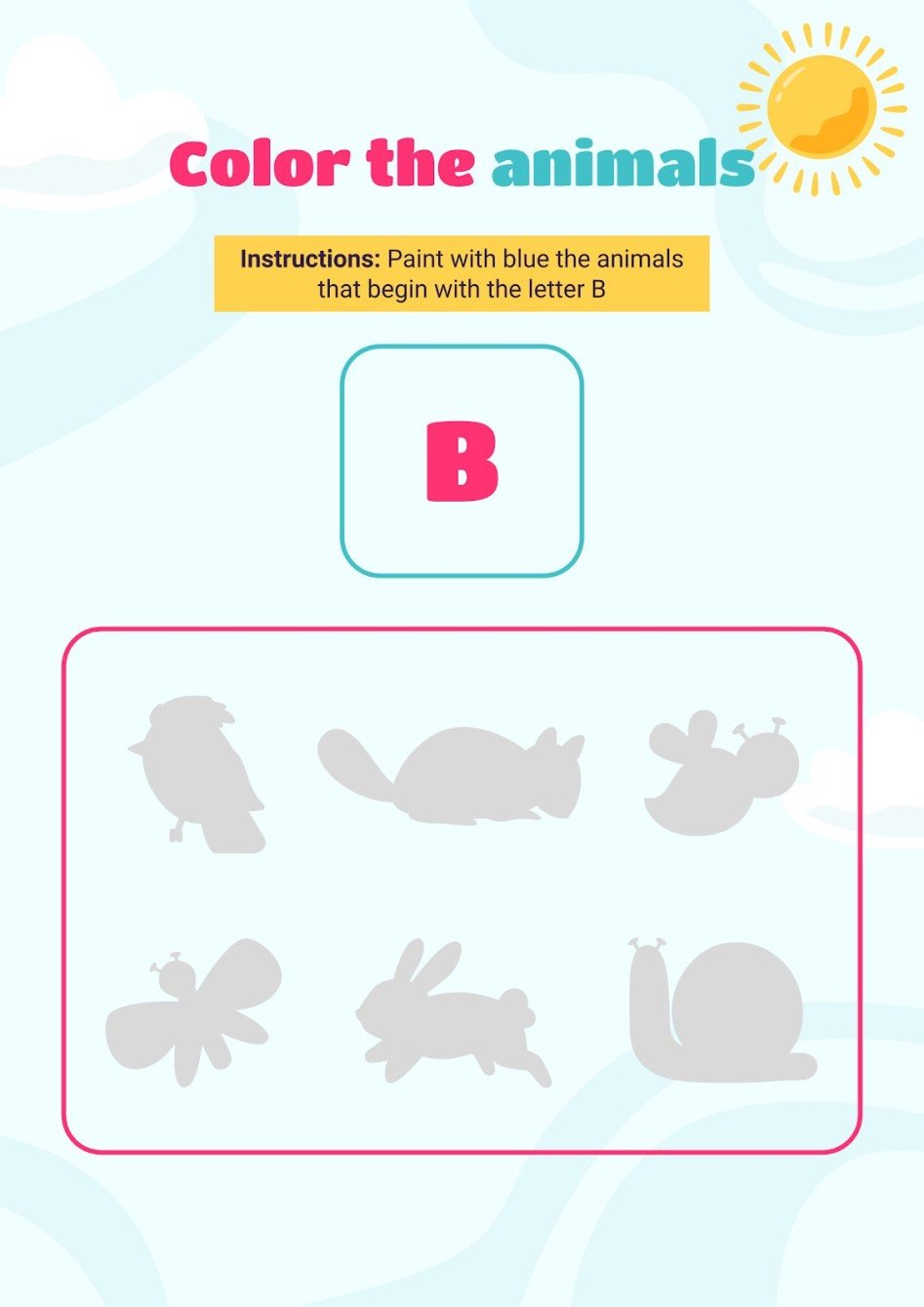 Beautiful Spring Animals Activities | Google Slides & PPT