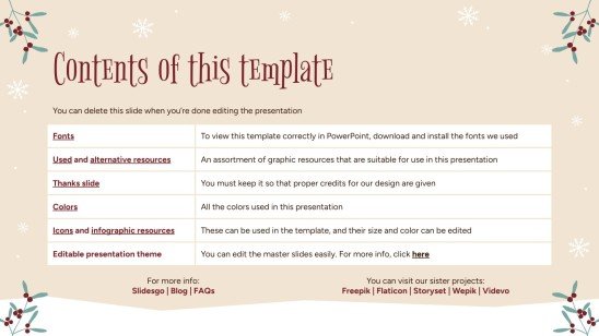 Minithème Bonhomme de neige | Google Slides et PowerPoint