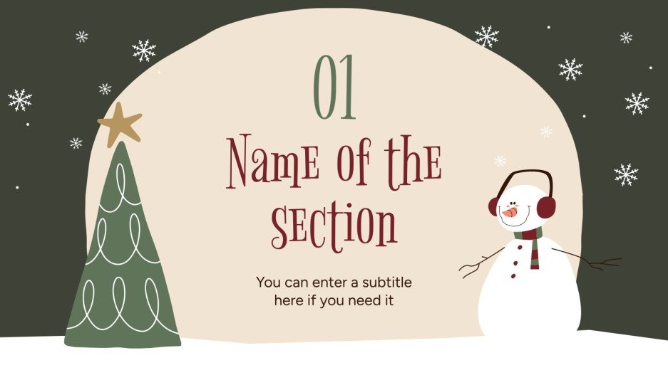 Snowmen Minitheme | Google Slides and PowerPoint template