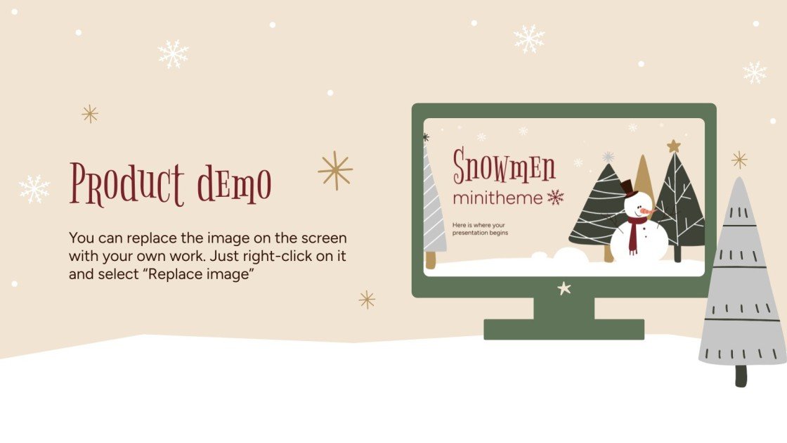 Snowmen Minitheme | Google Slides and PowerPoint template
