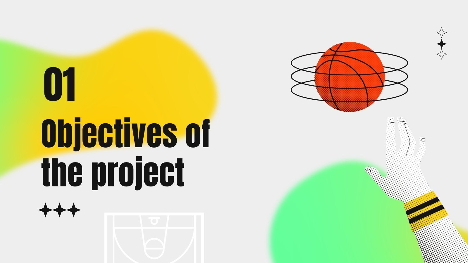 Basketball Court Design | Google Slides & PPT