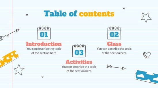 Pretty Sticky Notes Theme for High School | Google Slides