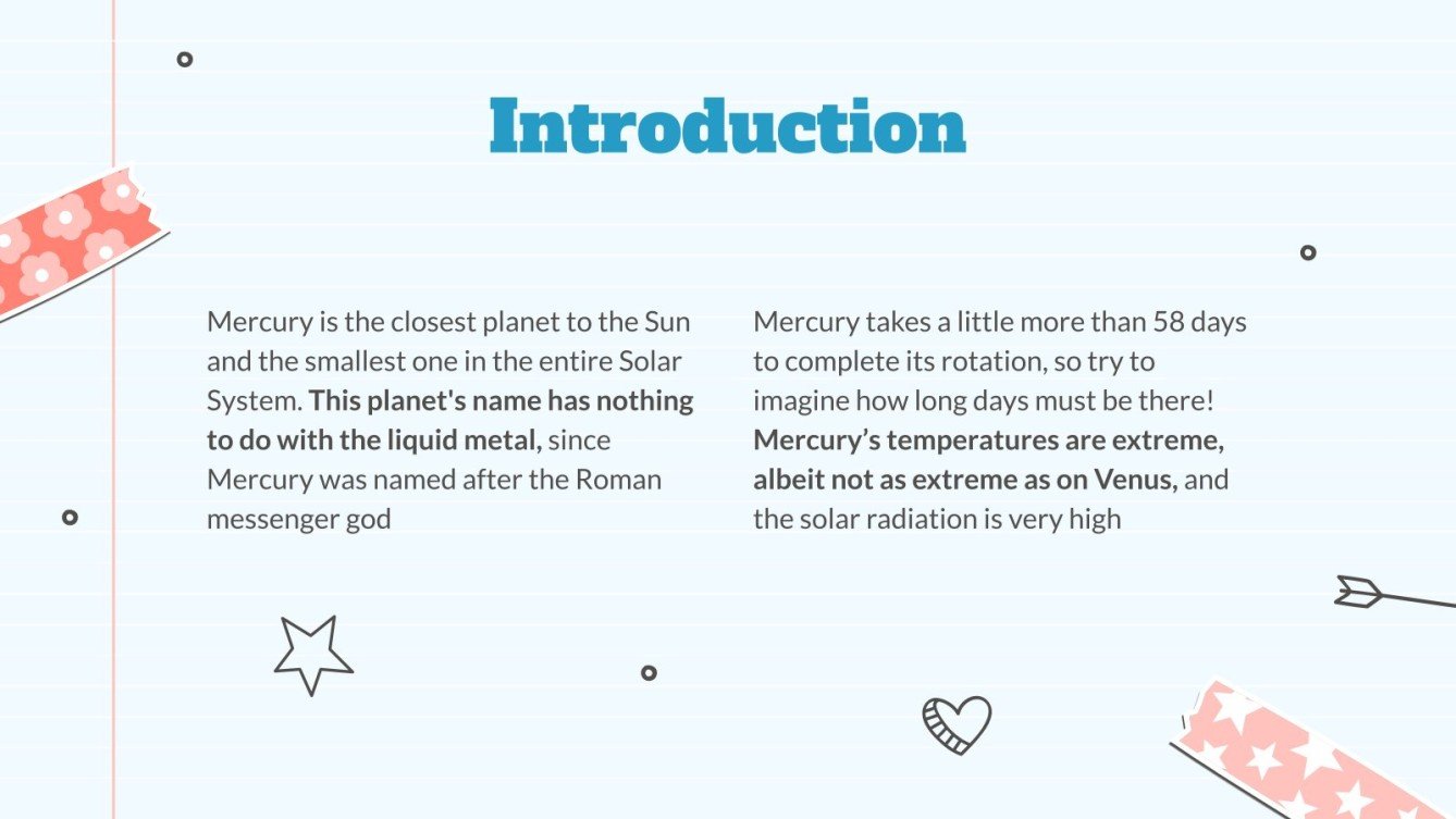 Pretty Sticky Notes Theme for High School | Google Slides