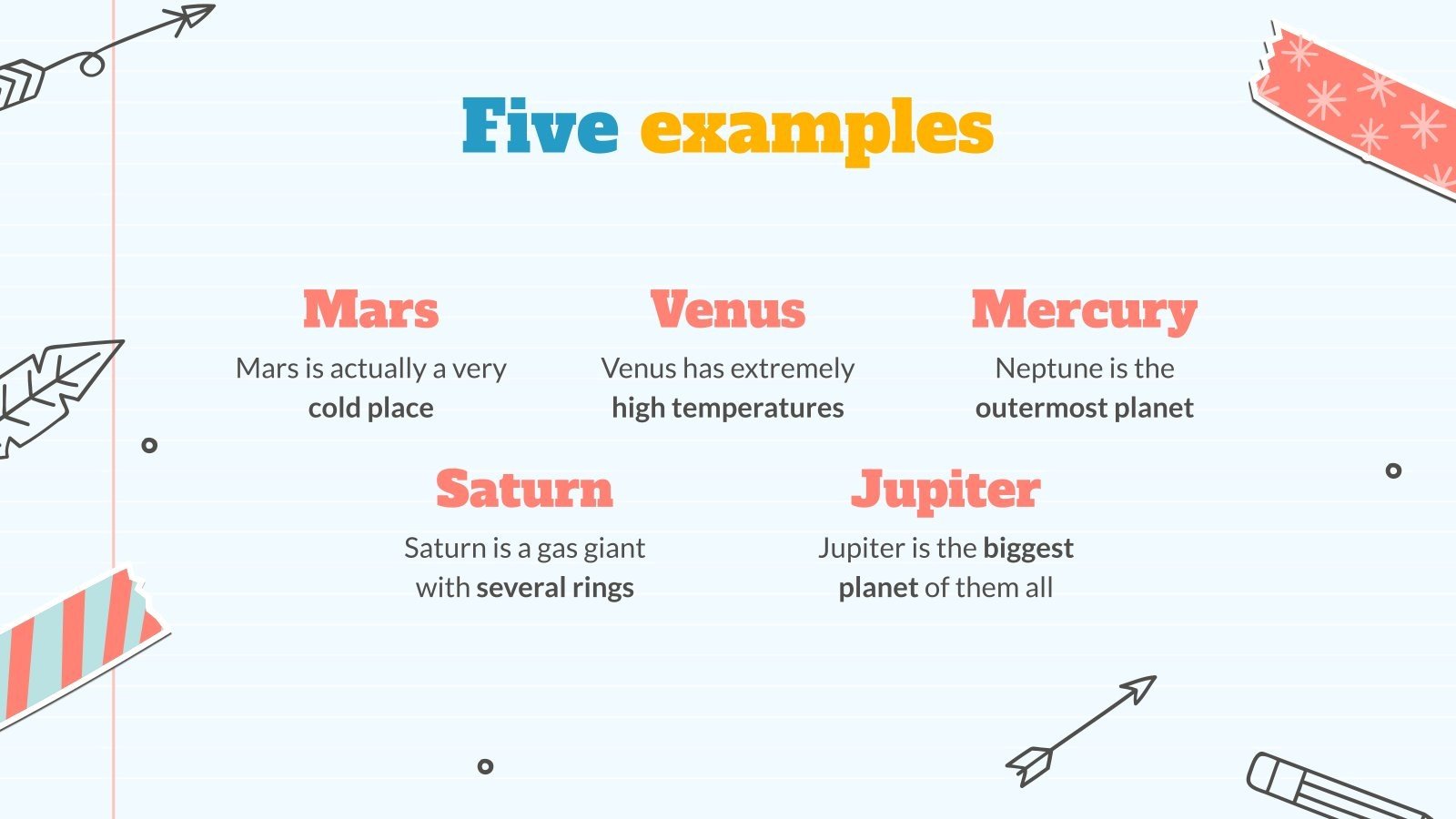 Pretty Sticky Notes Theme for High School | Google Slides