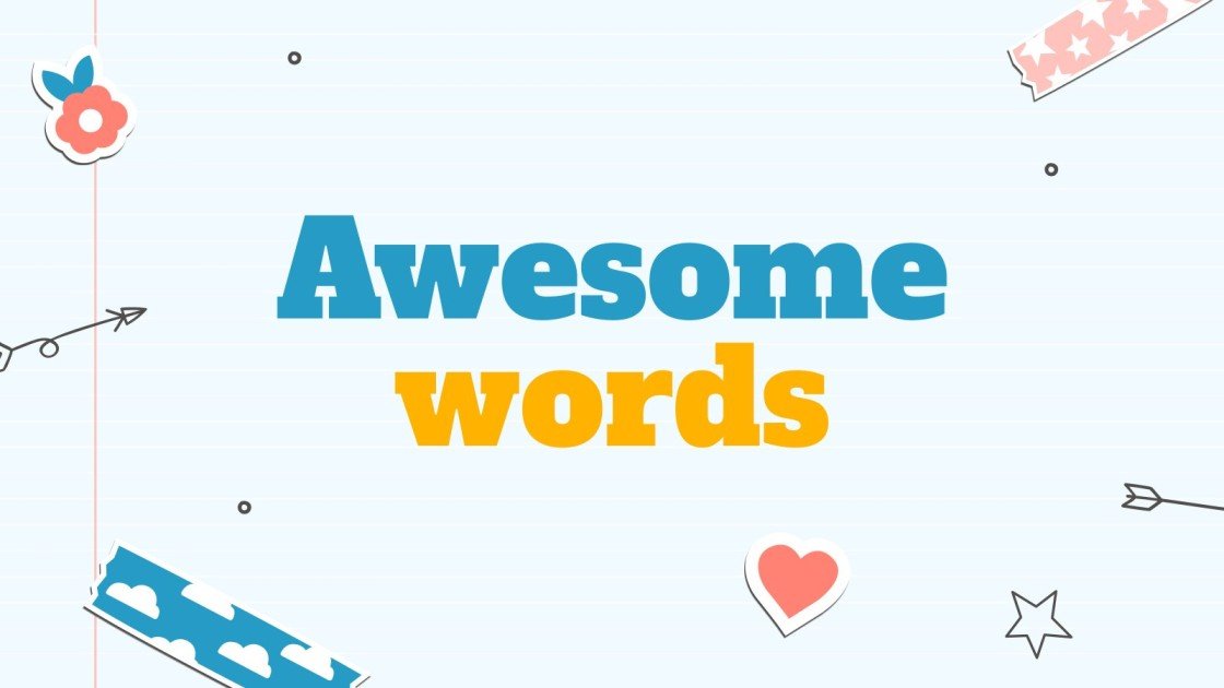 Pretty Sticky Notes Theme for High School | Google Slides