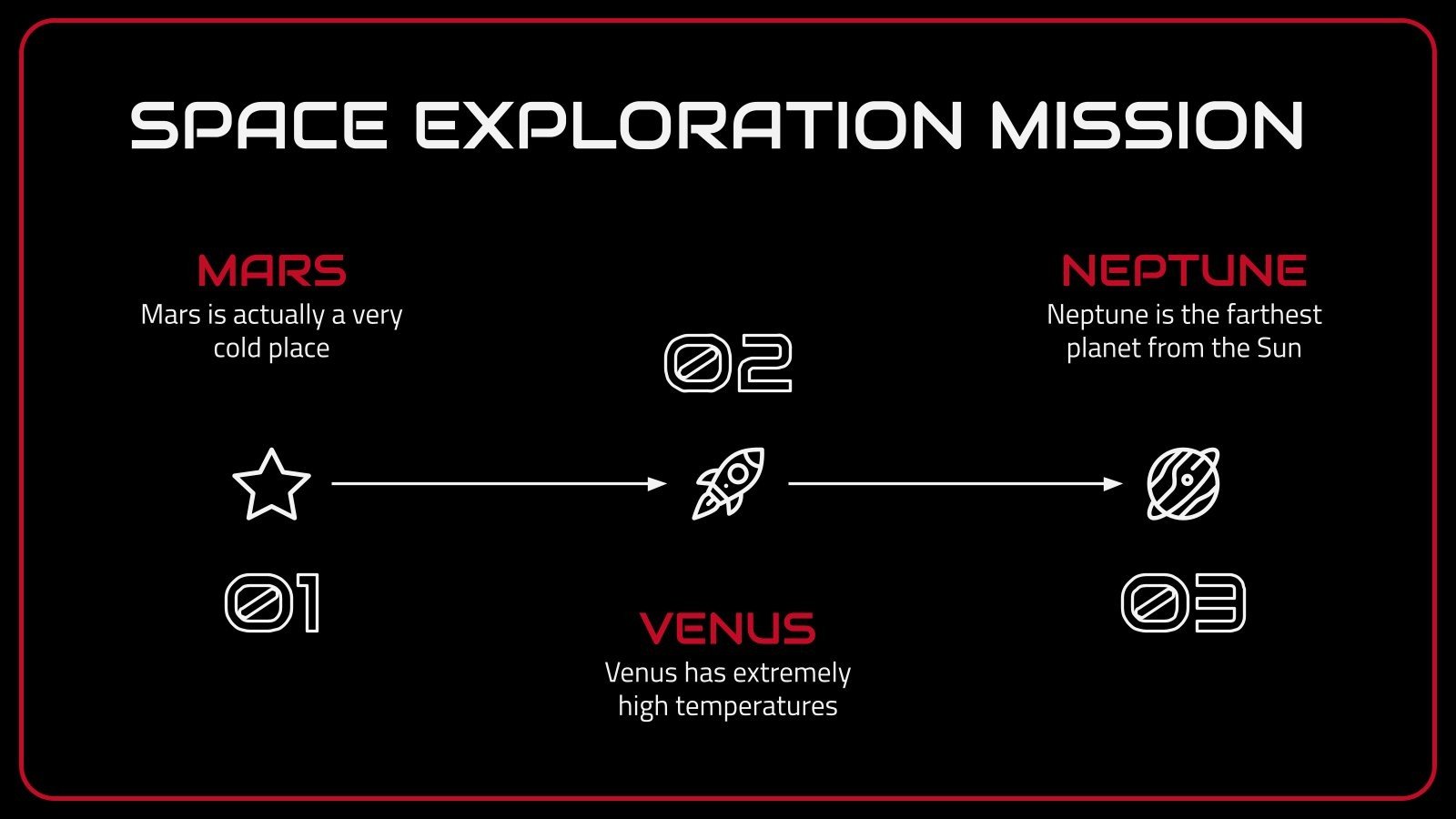 Space Exploration Mission Pitch Deck Infographics