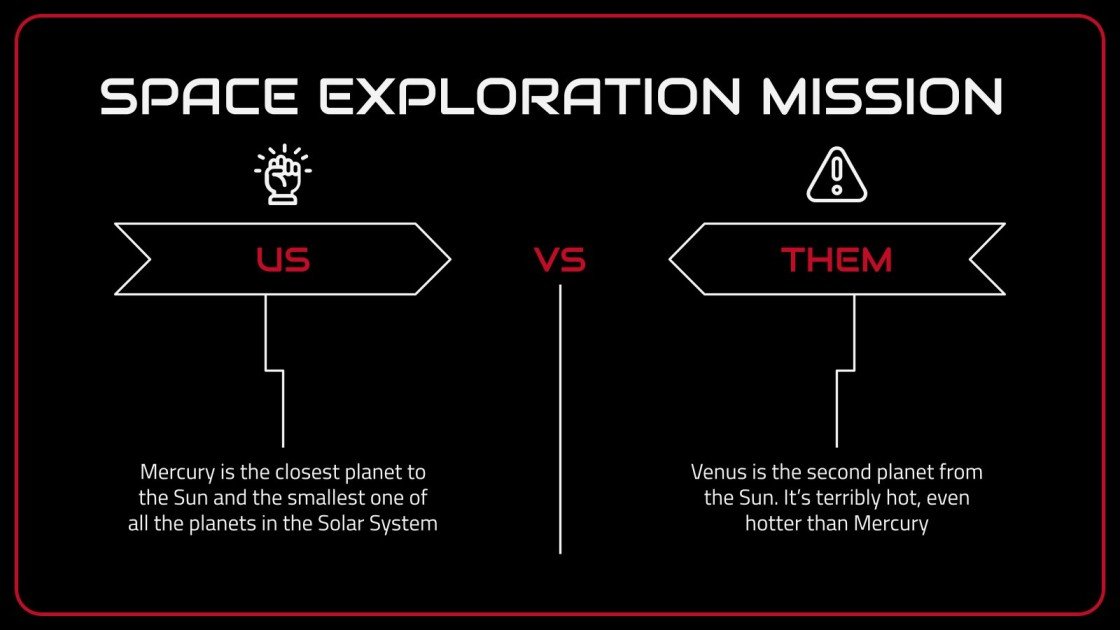 Space Exploration Mission Pitch Deck Infographics