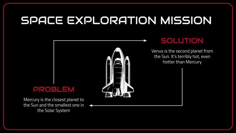 Space Exploration Mission Pitch Deck Infographics