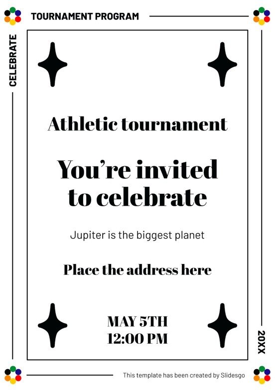 Athletics Tournament Program | Google Slides & PPT