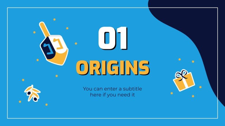 Last Day of Hanukkah | Google Slides & PowerPoint template