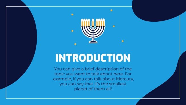 Last Day of Hanukkah | Google Slides & PowerPoint template