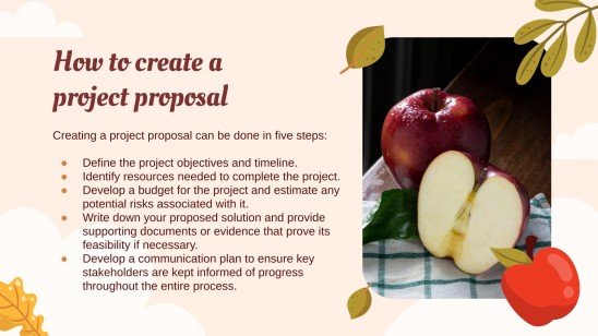 Apple Tree Farming Project Proposal | Google Slides & PPT