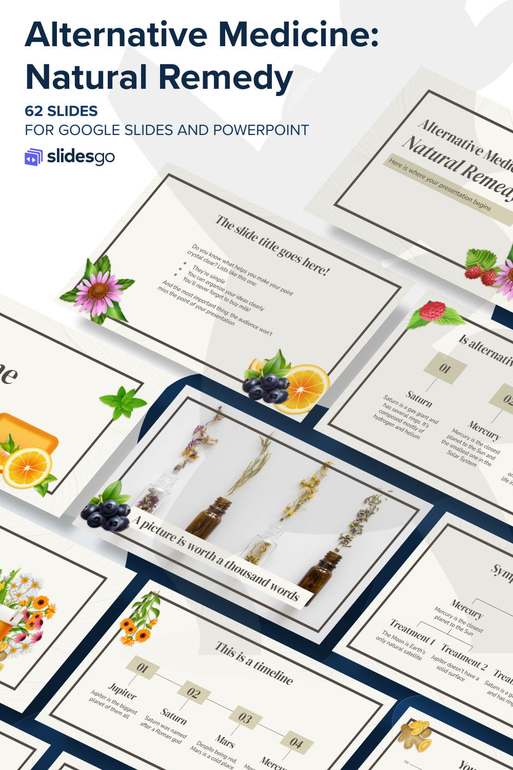 Alternative Medicine: Natural Remedy | Google Slides & PPT