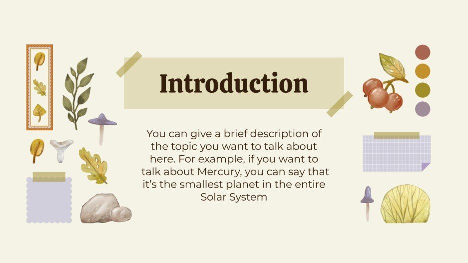 Vision board de estética cottagecore para redes sociales