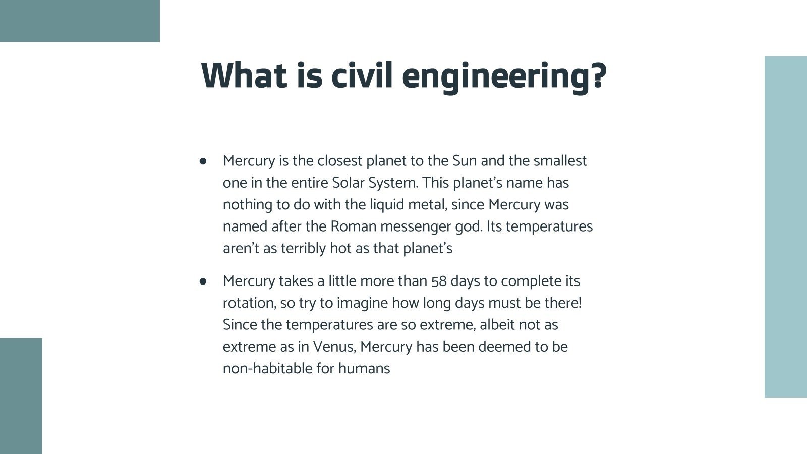 Civil Engineering Lesson | Google Slides & PPT