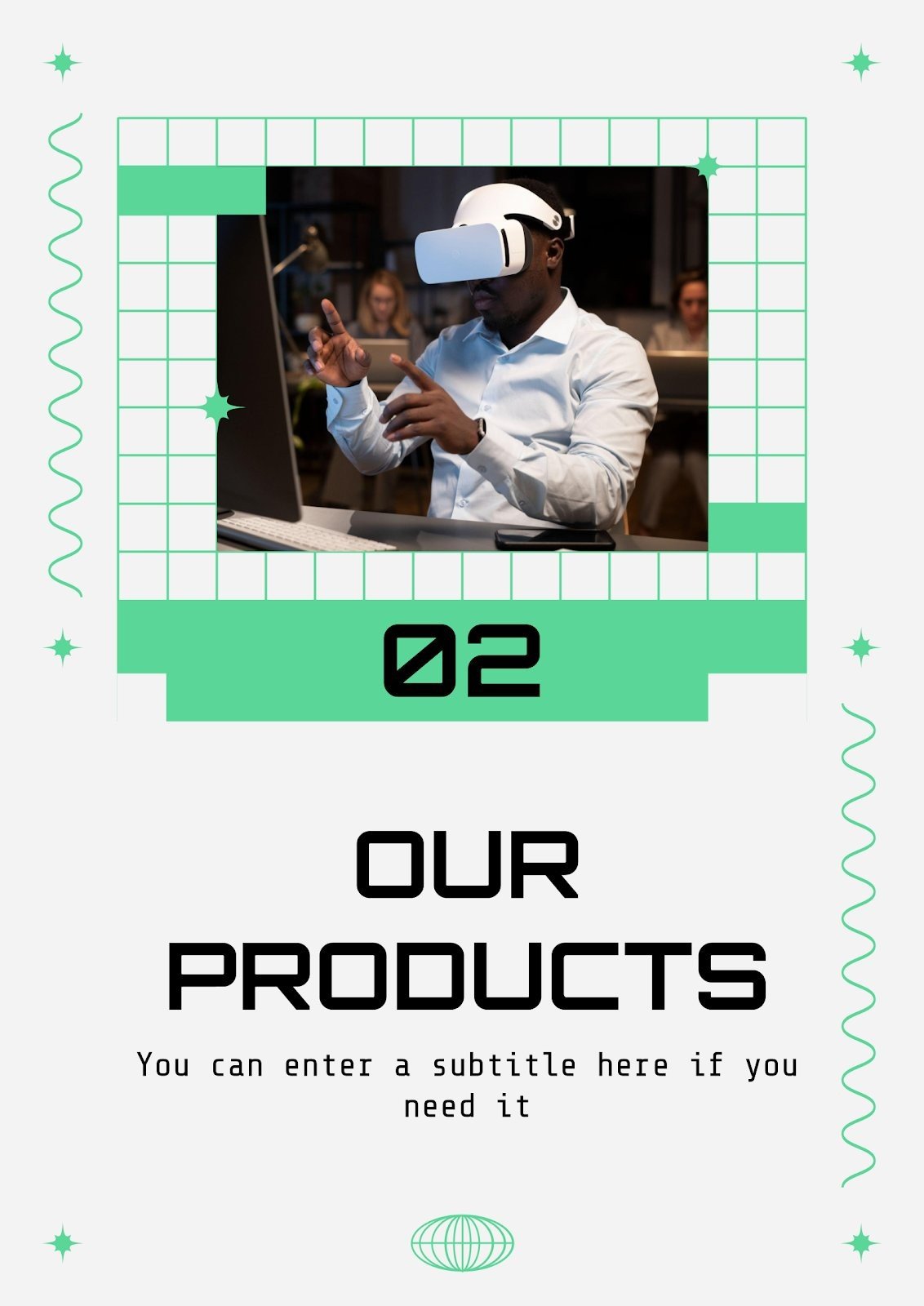 Virtual Reality Glasses Catalog | Google Slides & PPT