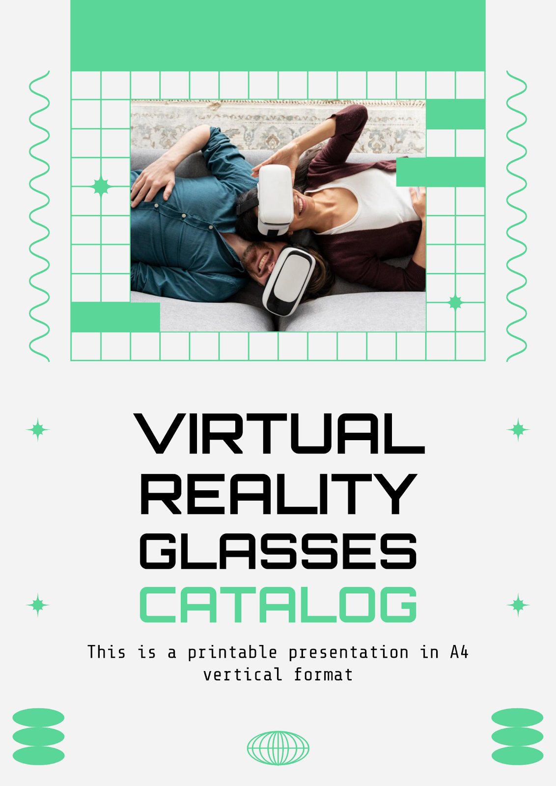 Virtual Reality Glasses Catalog | Google Slides & PPT