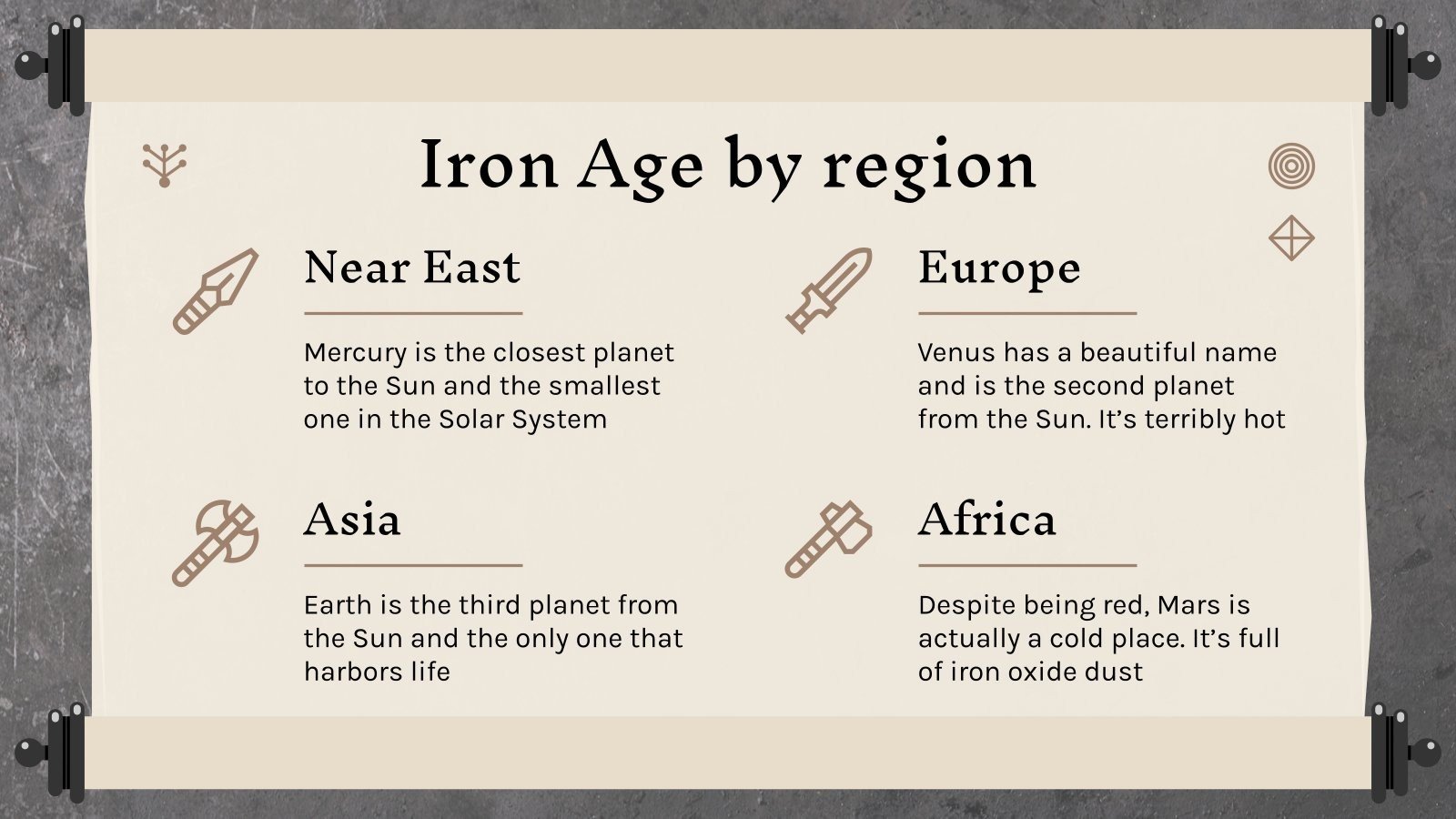 Iron Age Civilization | Google Slides & PowerPoint template