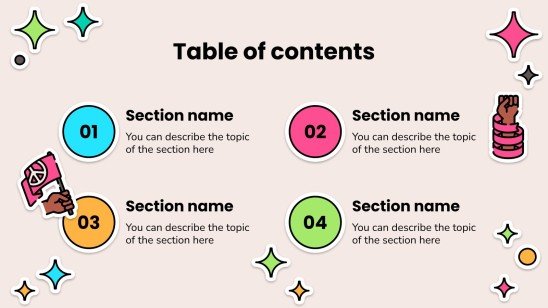 Democracy and Civil Rights Minitheme | Google Slides
