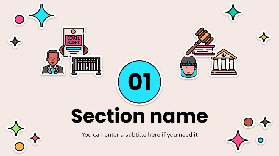 Democracy and Civil Rights Minitheme | Google Slides