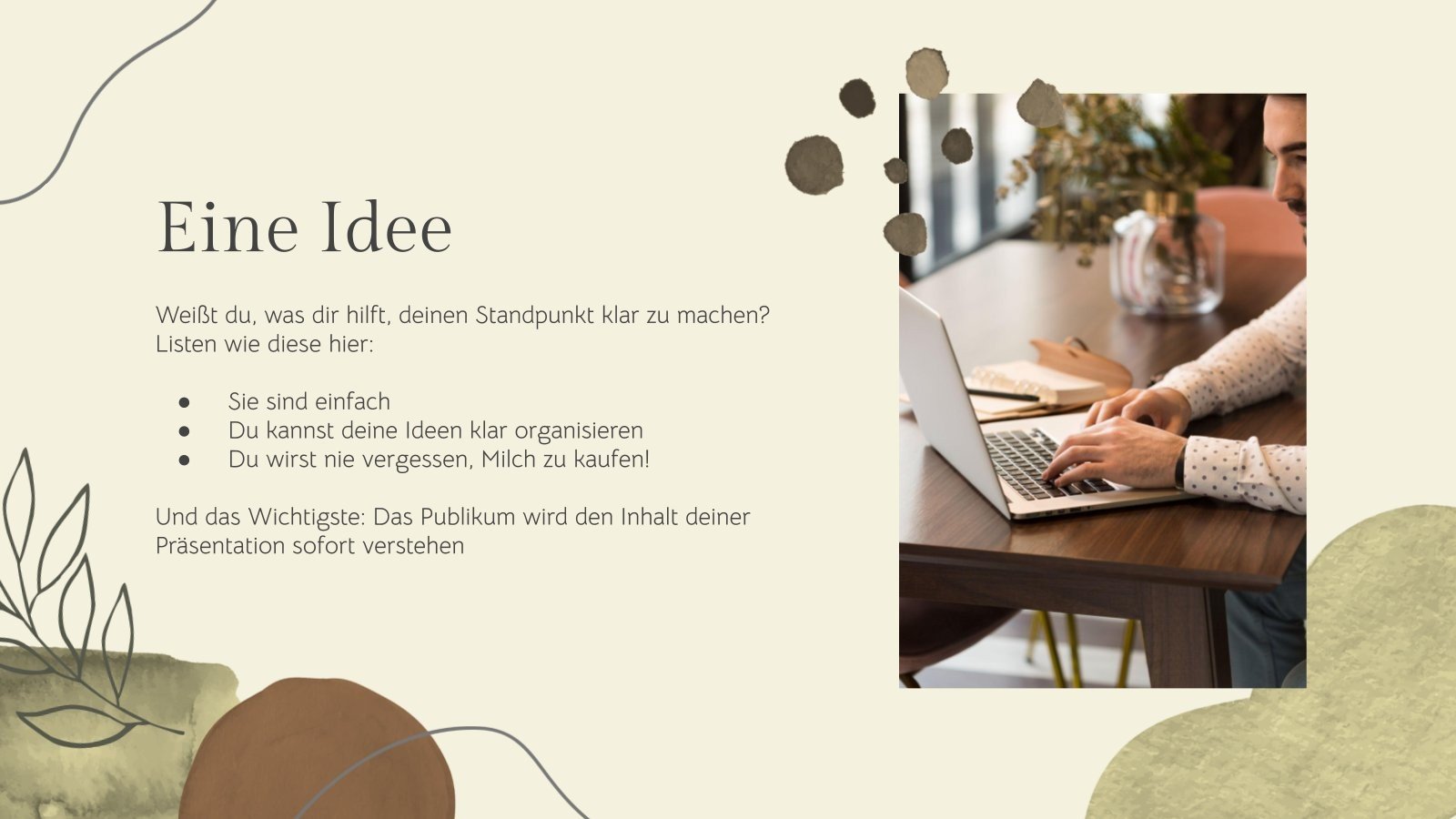 Greenery Palette Business Plan | Google Slides & PPT