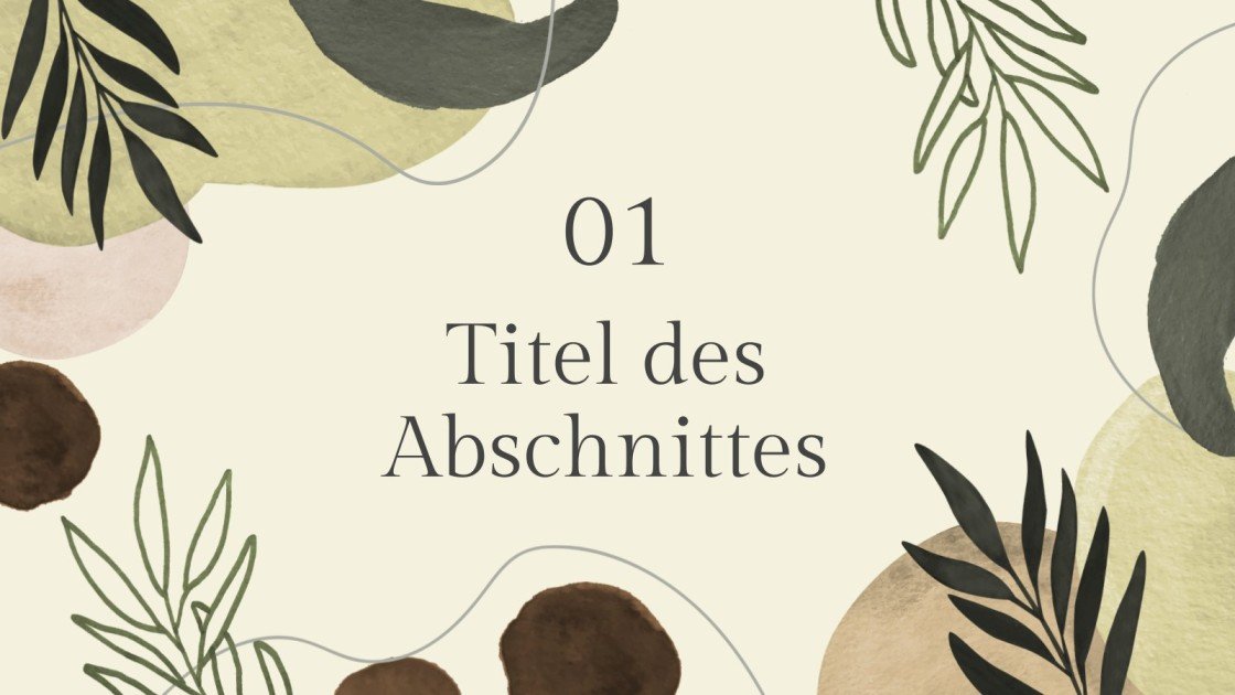 Greenery Palette Business Plan | Google Slides & PPT