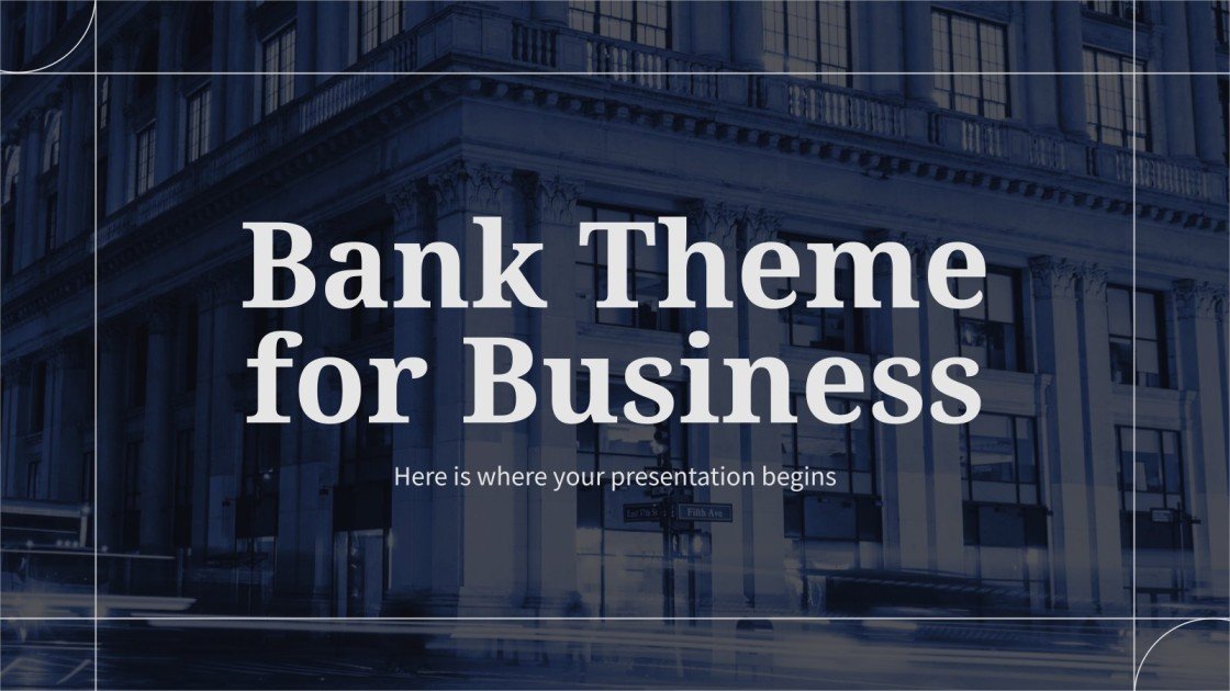 Bank Theme for Business | Google Slides & PowerPoint