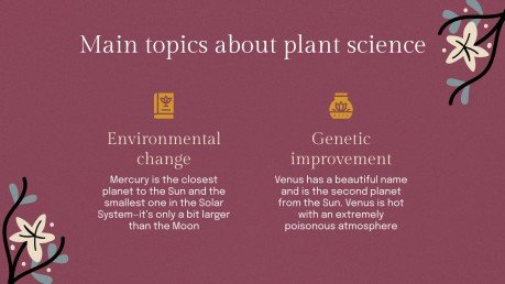 Plant Science Lesson for College | Google Slides & PPT