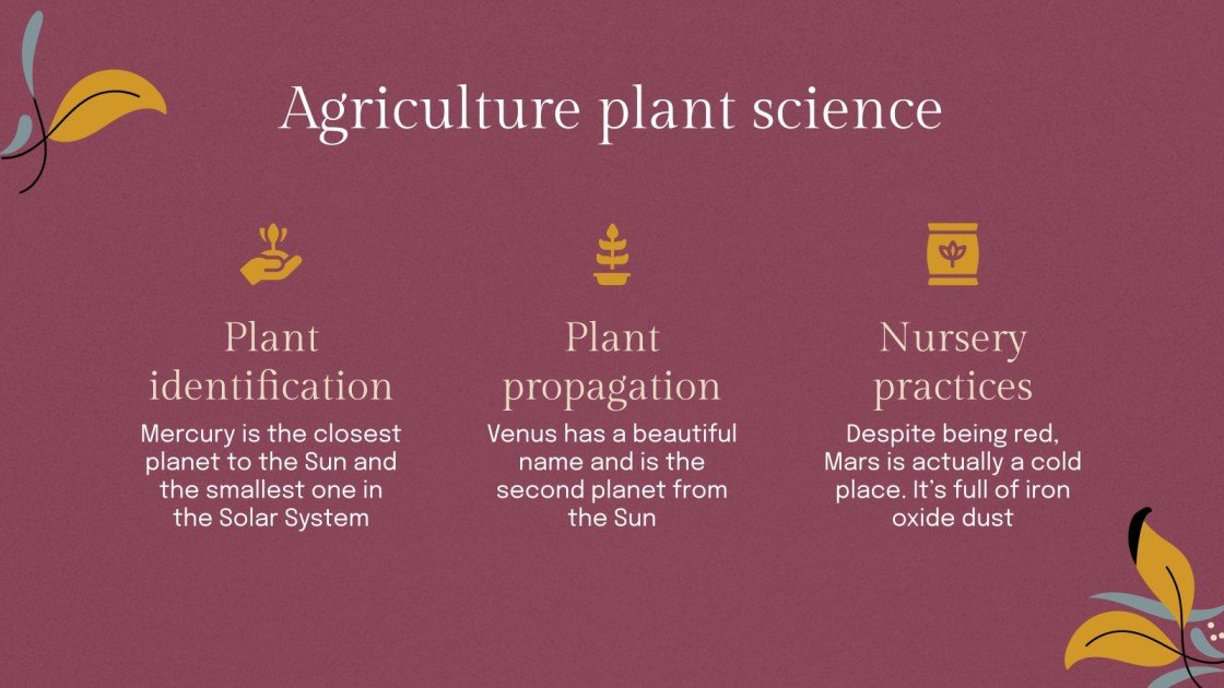 Plant Science Lesson for College | Google Slides & PPT