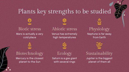 Plant Science Lesson for College | Google Slides & PPT