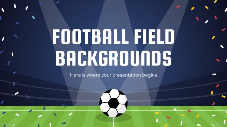 Football Field Backgrounds | Google Slides and PowerPoint