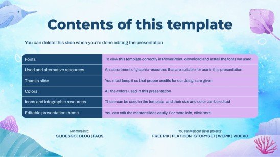 Marine Biology Science Lesson for College | Google Slides
