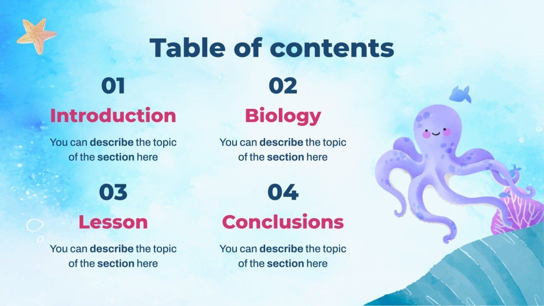 Marine Biology Science Lesson for College | Google Slides
