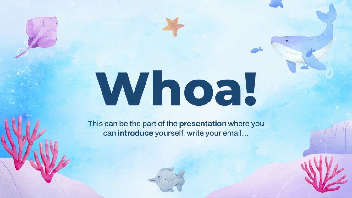 Marine Biology Science Lesson for College | Google Slides